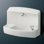 【送料無料】TOTO 手洗器 LSK870ASR（オートストップ水栓・壁給水・床排水） | 広瀬トータルサービス